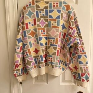 christine foley | Sweaters | Vintage Christine Foley 99s Star Motif ...
